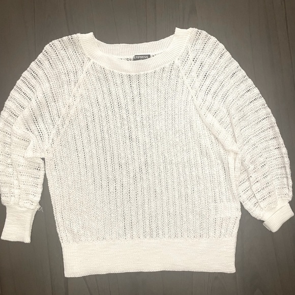 Express | Sweaters | Express Delicate Sheer Sweater For The Beach Or ...